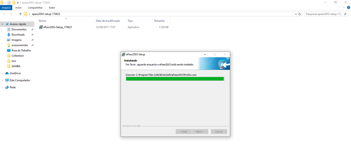 Instalação e configuração do Token EPASS2003 - WikiCTI