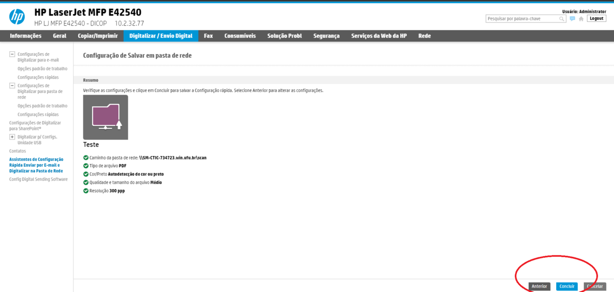 Configurar Scanner HP LaserJet MFP E42540 - WikiCTI
