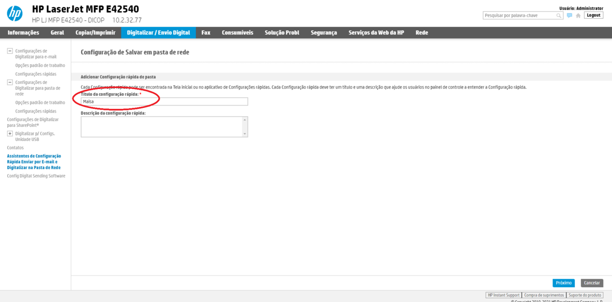 Configurar Scanner HP LaserJet MFP E42540 - WikiCTI