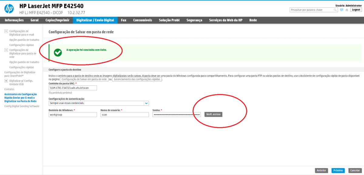 Configurar Scanner HP LaserJet MFP E42540 - WikiCTI